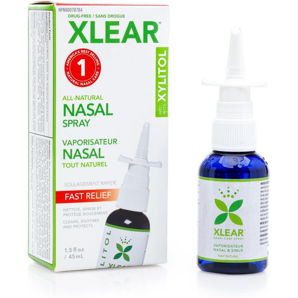 Xlear Nasal Spray | Natural Saline Nasal Spray with Xylitol, Nose ...