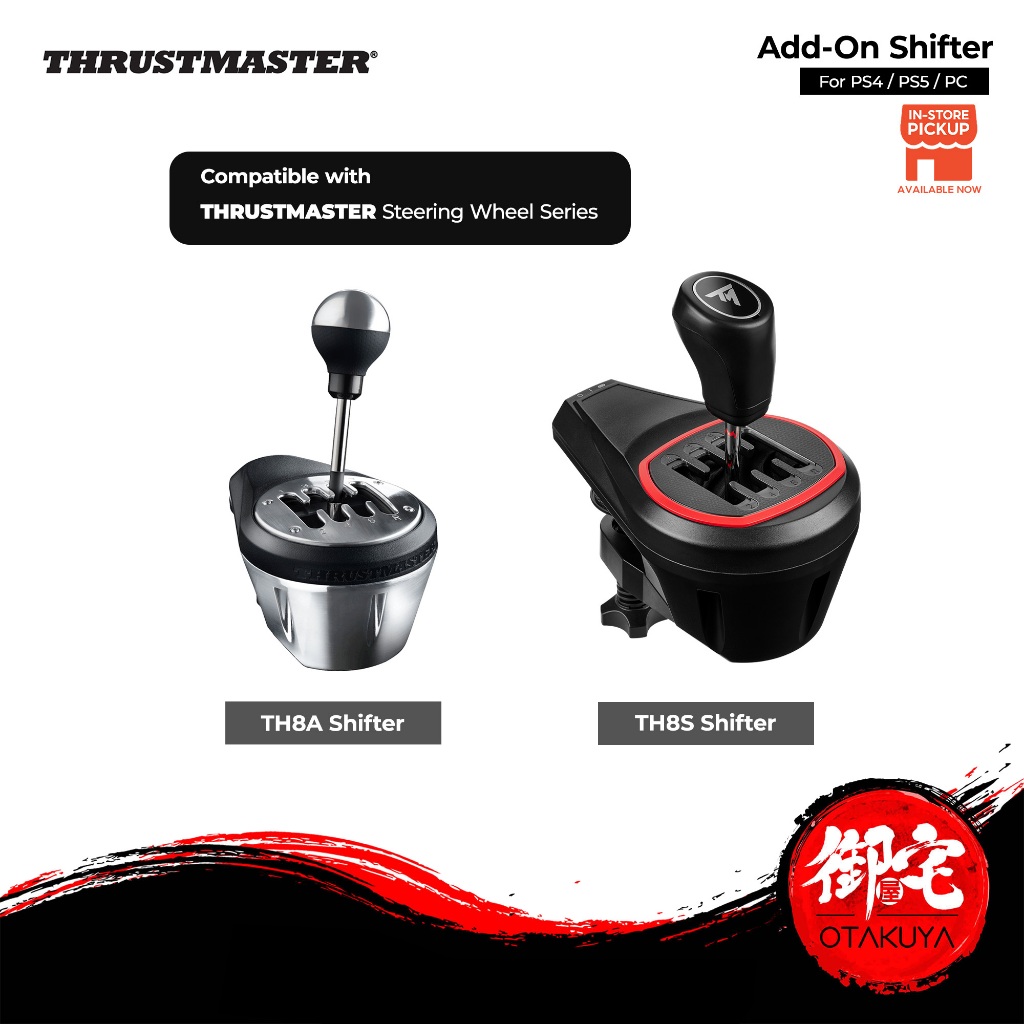 【7.7 SALE】THRUSTMASTER TH8A Gear Shifter & TH8S Gear Shifter for PC ...