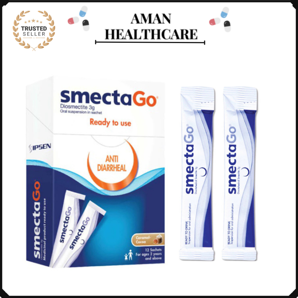 SMECTA GO ORAL SUSPENSION CARAMEL-COCOA FLAVOUR 3G (SACHET) | Shopee ...