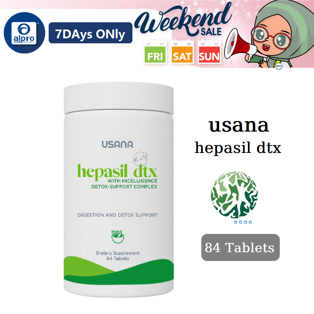 ORIGINAL USANA HEPASIL DTX 肝臟寶 84 TABLETS 🔥 EXP 05/2026 Ready stock ...