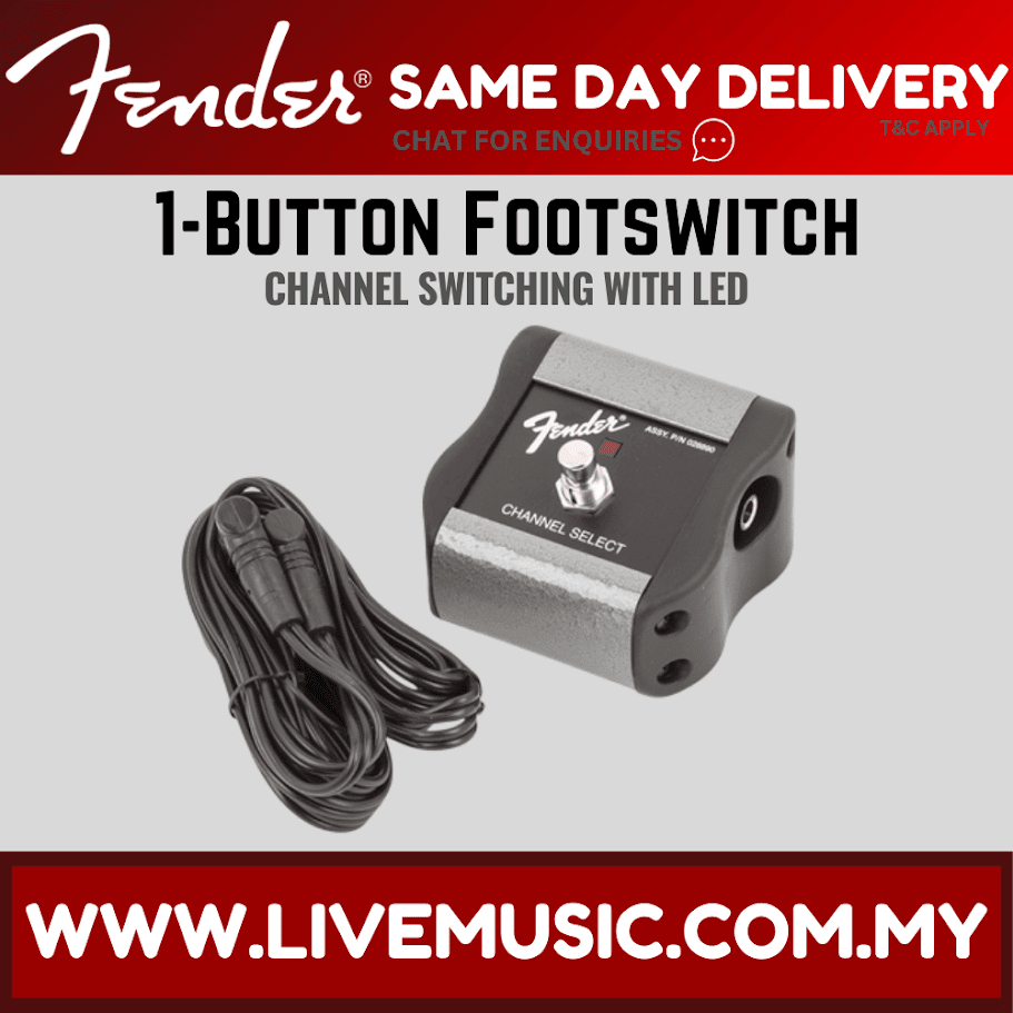 Fender 1-button Channel Footswitch w/ LED | Shopee Malaysia
