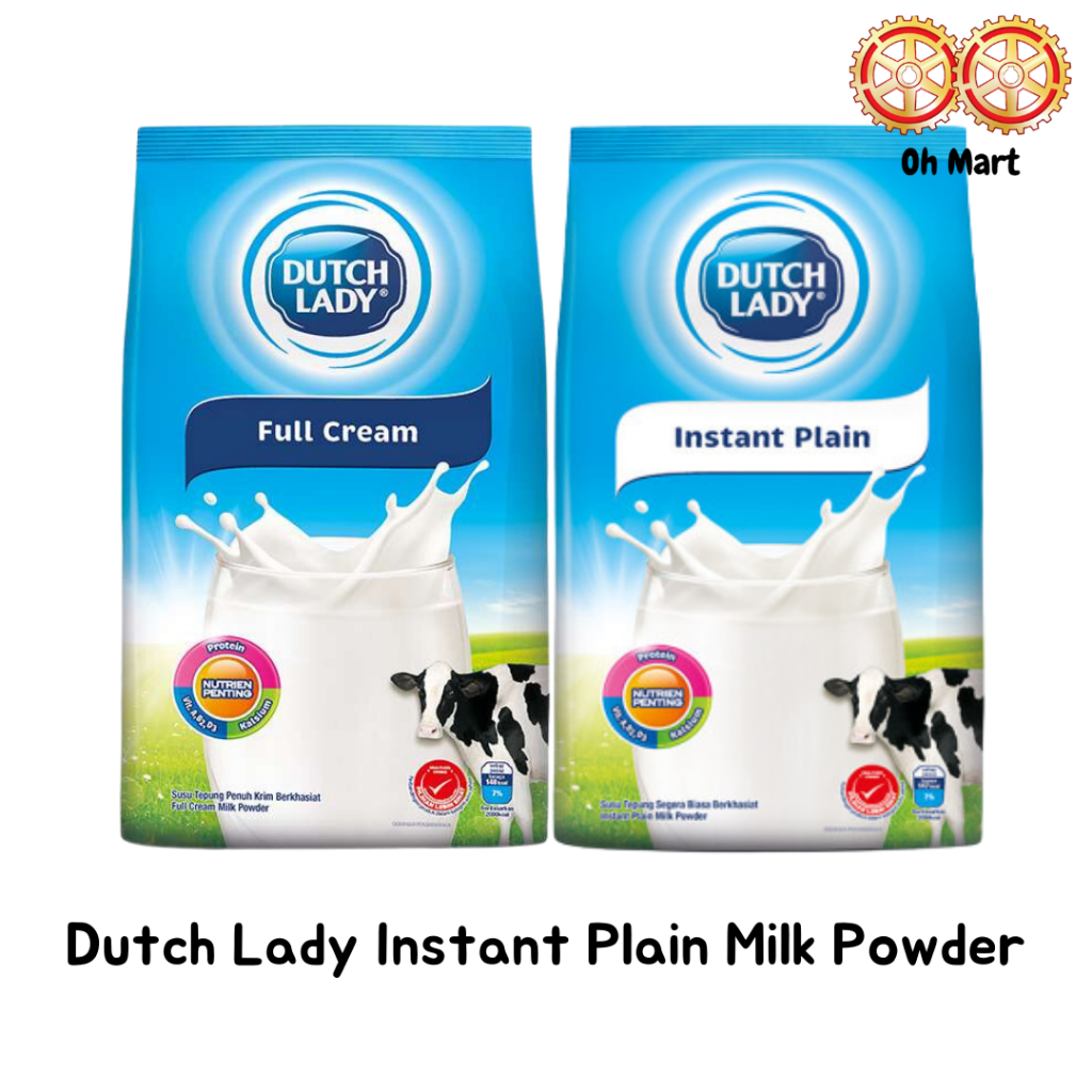 Dutch Lady Full Cream 600G/ Instant Plain Milk Powder 600g/900G ...