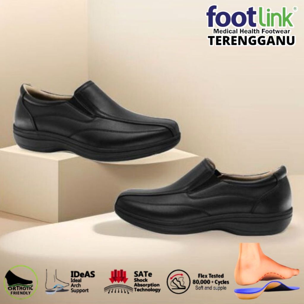 Footlink DN 60-013 Health Men Shoe | Shopee Malaysia