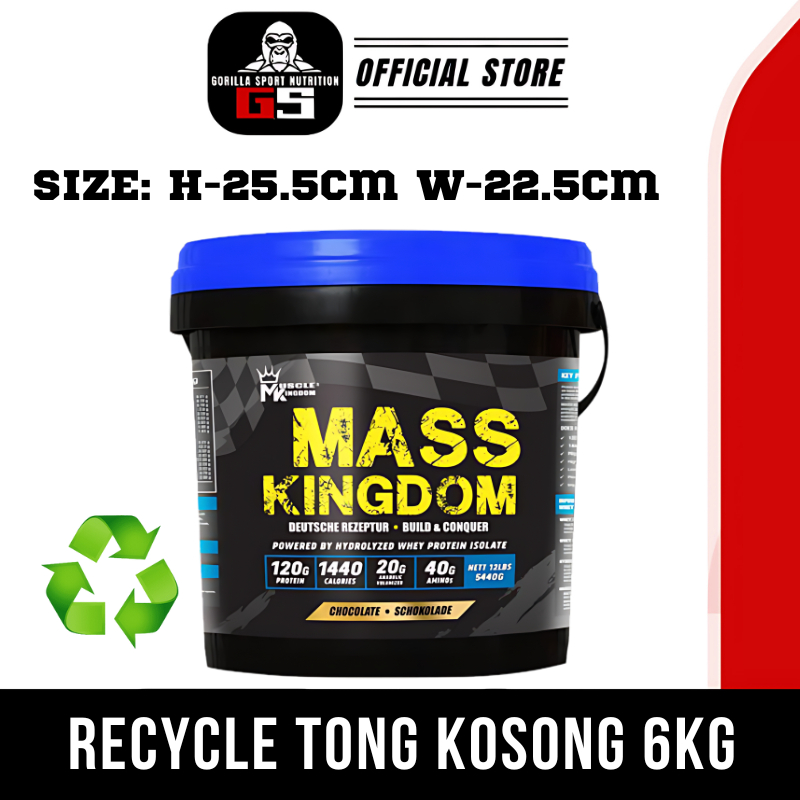 Tong Plastik Kitar Semula Gred Makanan Dengan Penutup, Bakul Tanam ...