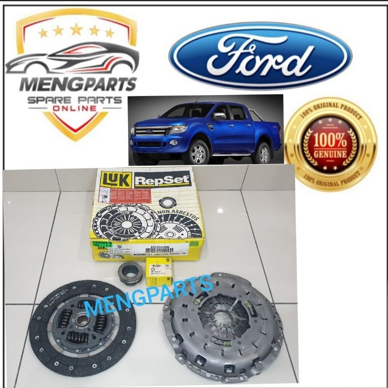 ORIGINAL LUK FORD RANGER T6 2.2 5 SPEED ONLY CLUTCH KIT SET 6253044090 ...
