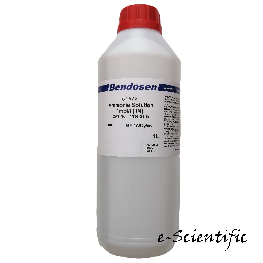 Ammonia Solution 1mol/L (1N), 1L, BENDOSEN | Shopee Malaysia