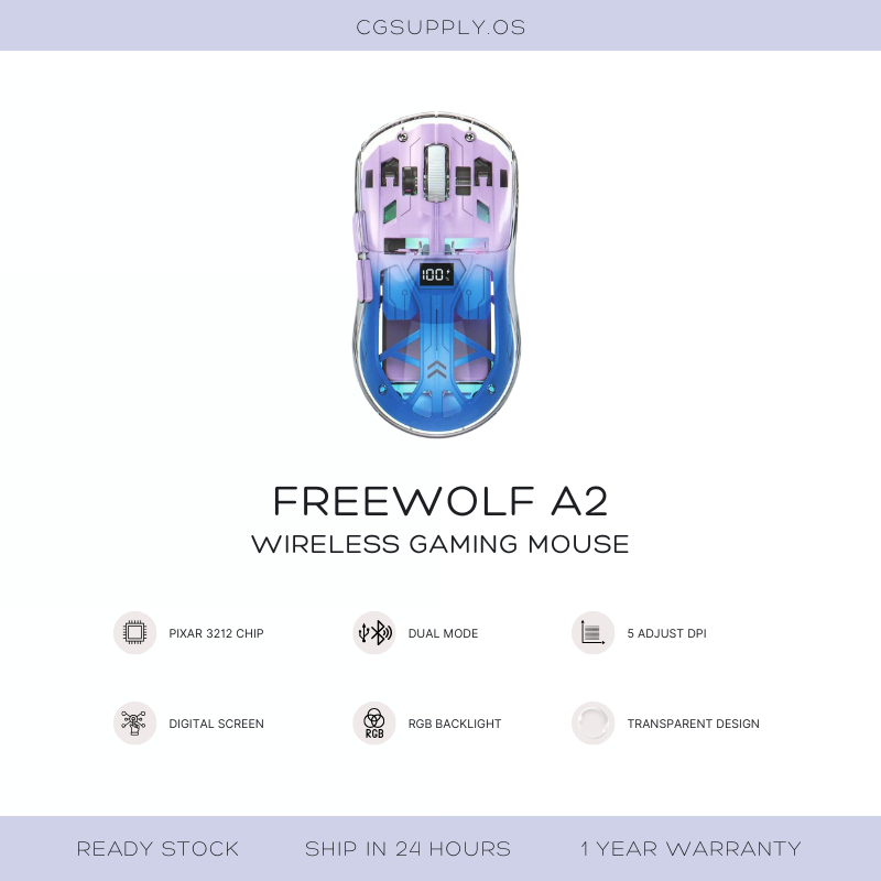 Freewolf A2 Wireless Gaming Mouse | Shopee Malaysia