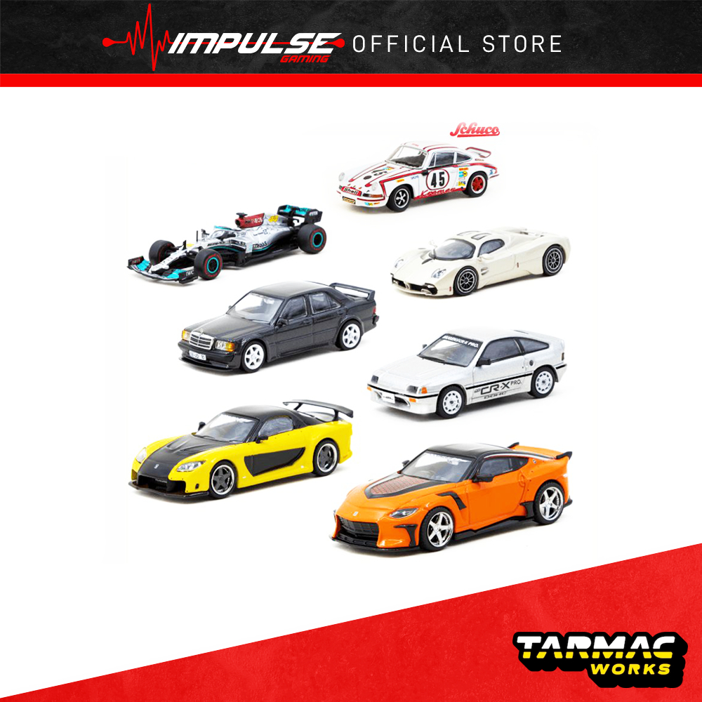 [PREORDER] Tarmac 1:64 FFZ400 Fairlady / RX-7 Veilside / Ballade CR-X ...