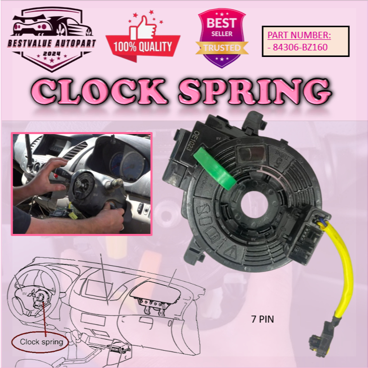 💫MALAYSIA STOCK💫PERODUA MYVI D20N 17 BEZZA AXIA AVANZA F653 F654 CLOCK ...