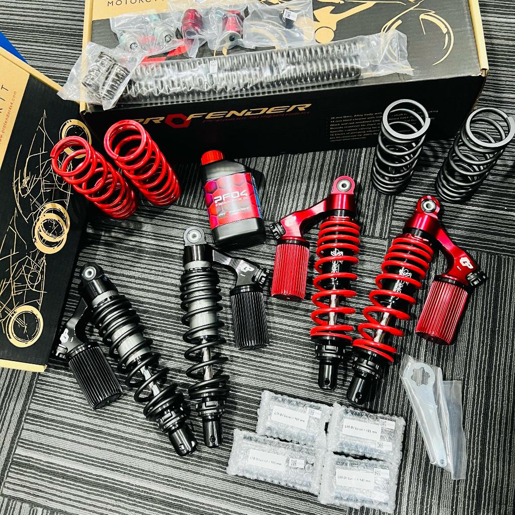 XMAX COMBO SET PROFENDER FRONT FORK KIT LOWERED 65MM + PROFENDER X ...