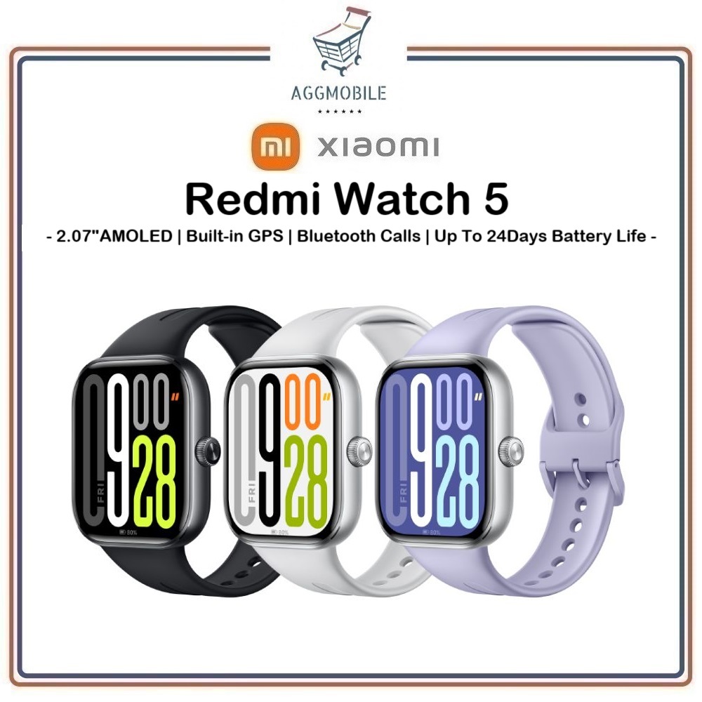 [NEW] Redmi Smart Watch 5 (Large AMOLED Screen | High Refresh Rate ...