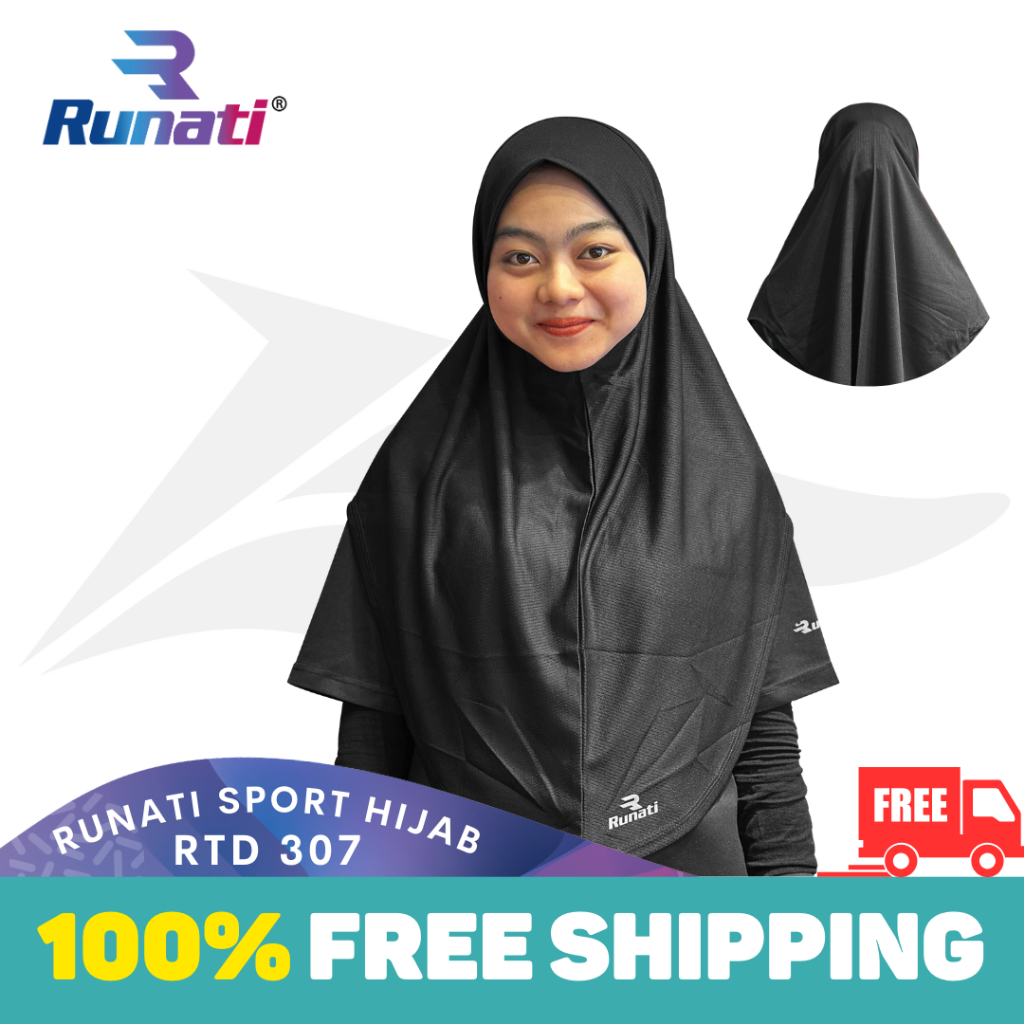 Runati Heat dissipation Sports Hijab RTD307 (Tudung) | Shopee Malaysia
