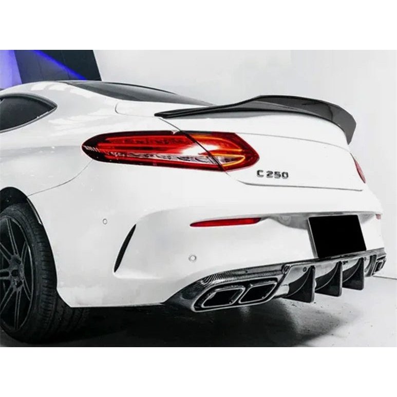 Mercedes W205 Coupe PSM Spoiler Gloss Black | Shopee Malaysia