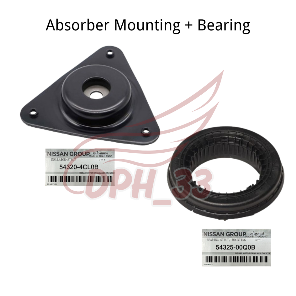 Nissan Thailand Front Absorber Mounting / Bearing for Nissan X-Trail ...
