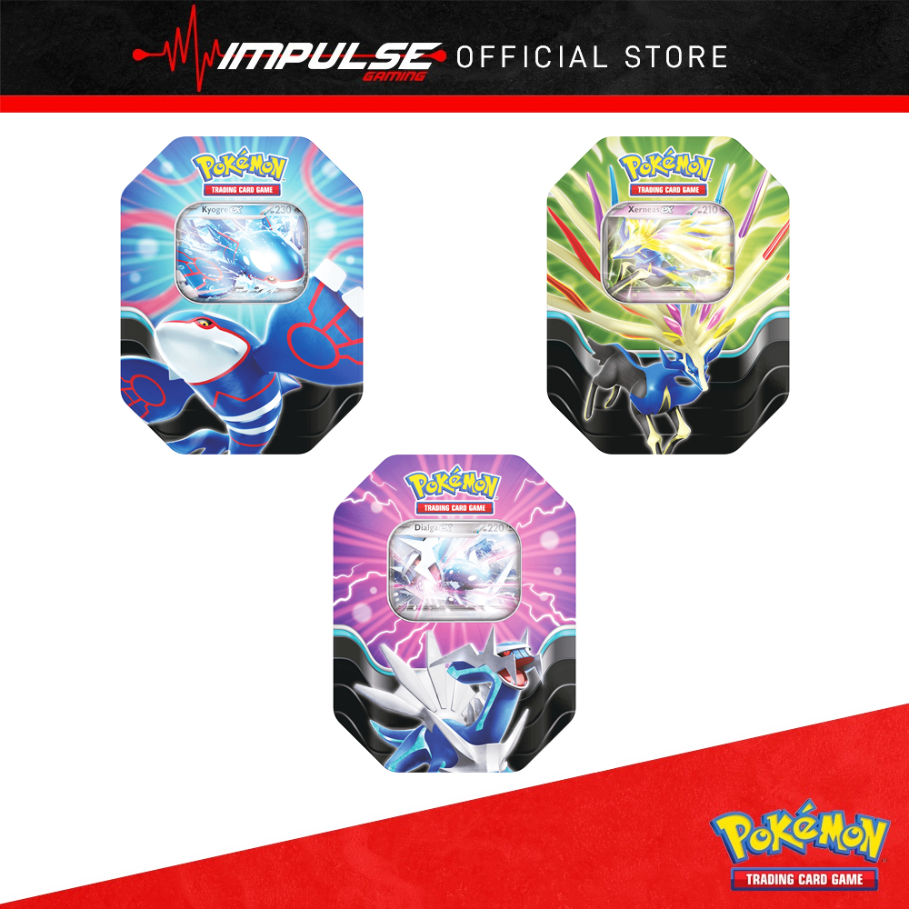 Pokemon Tcg 2025 Spring Ex - Small Tin (Xerneas, Dialga, Kyogre) | Shopee Malaysia