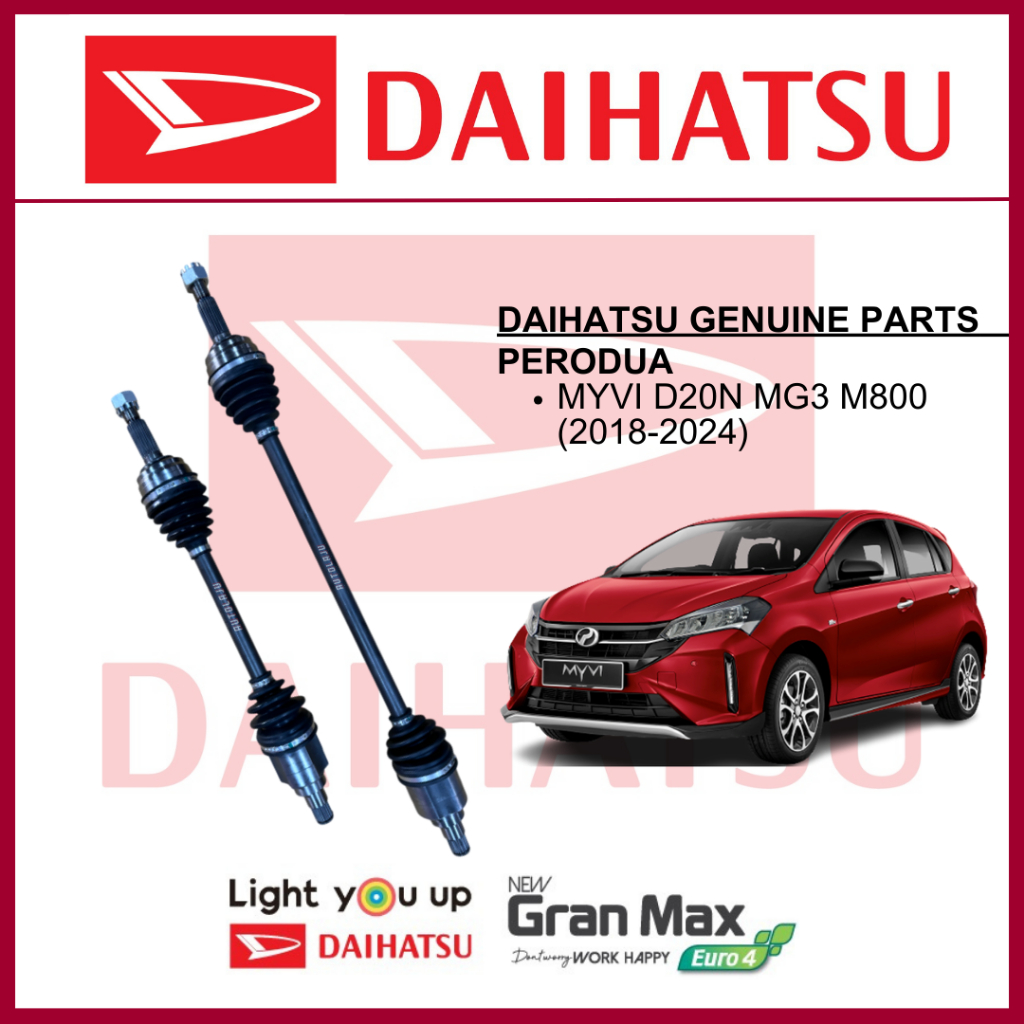PERODUA MYVI D20N MG3 M800 DRIVE SHAFT DAIHATSU GENUINE PARTS HIGH ...