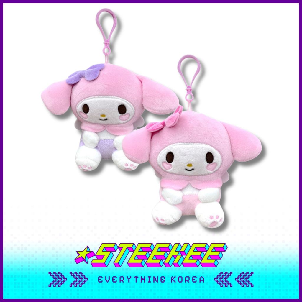 Daiso My Melody Angel Hanging Plush Toys Keychain by Steekee Korea 2987 ...