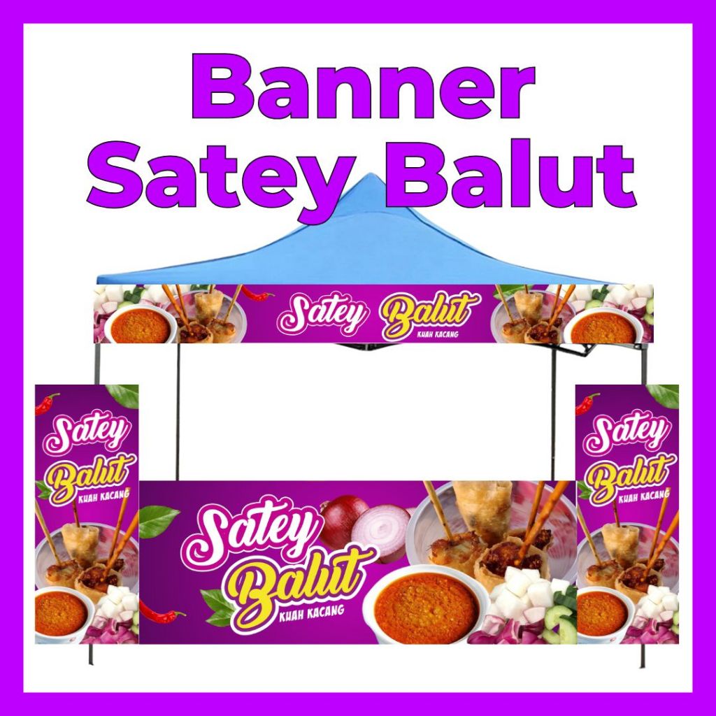 Banner Sate Balut / Satey Bhalut Readymade Design (No Edit) | Shopee ...