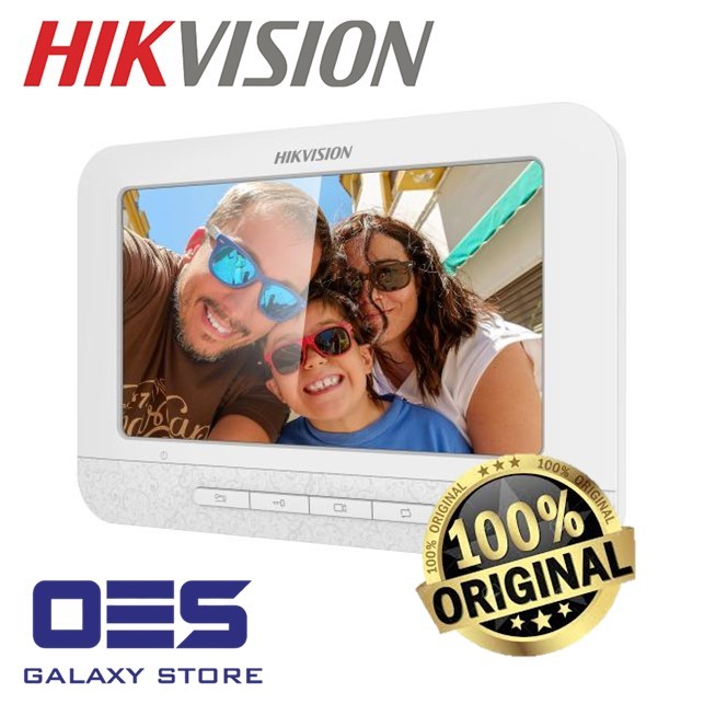 HIKVISION DS-KH2220 Analog 7-inch TFT Screen with 800 × 480 Resolution Four Wire Indoor Station ...