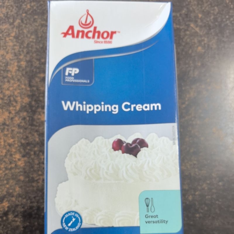 Yibake anchor whipping cream krim putar 1L bakeri bakery beverage ...
