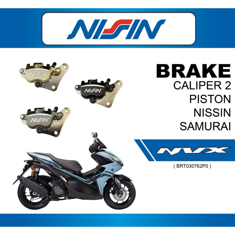 NISSIN OFFICIAL DEALER- 100% ORIGINAL NVX155 NMAXX FRONT NISSIN SAMURIA ...