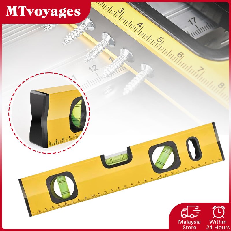 30/60CM Water Level Ruler Balance Ruler Vertical Ruler Magnetic Spirit ...