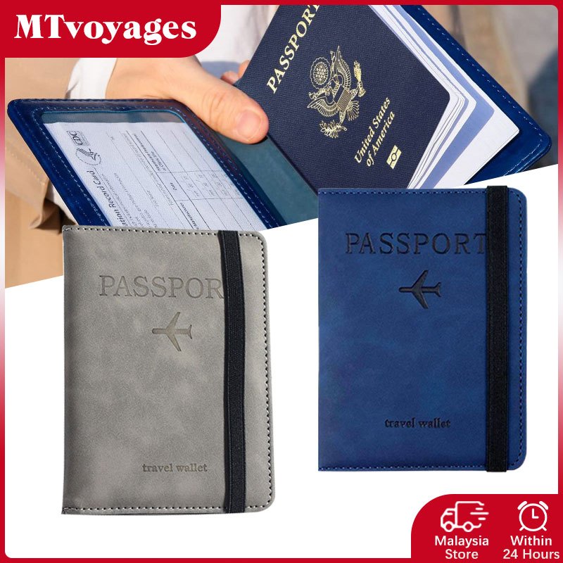 RFID Protection Passport Holder Cover Passport Cover ID Credit Card ...