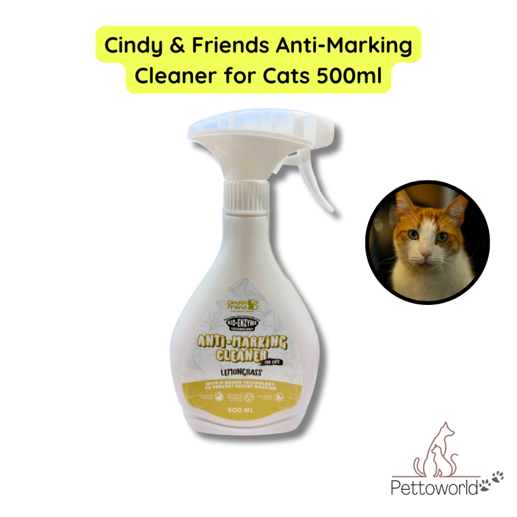 Cindy & Friends Anti-Marking Cleaner For Cats (500ml) | Shopee Malaysia