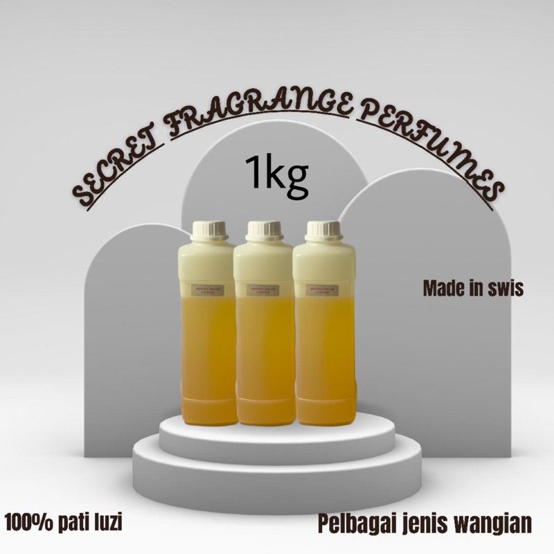 PATI MINYAK WANGI 1000ML / PATI LUZI / PATI PERFUME BADAN 100% PURE ...