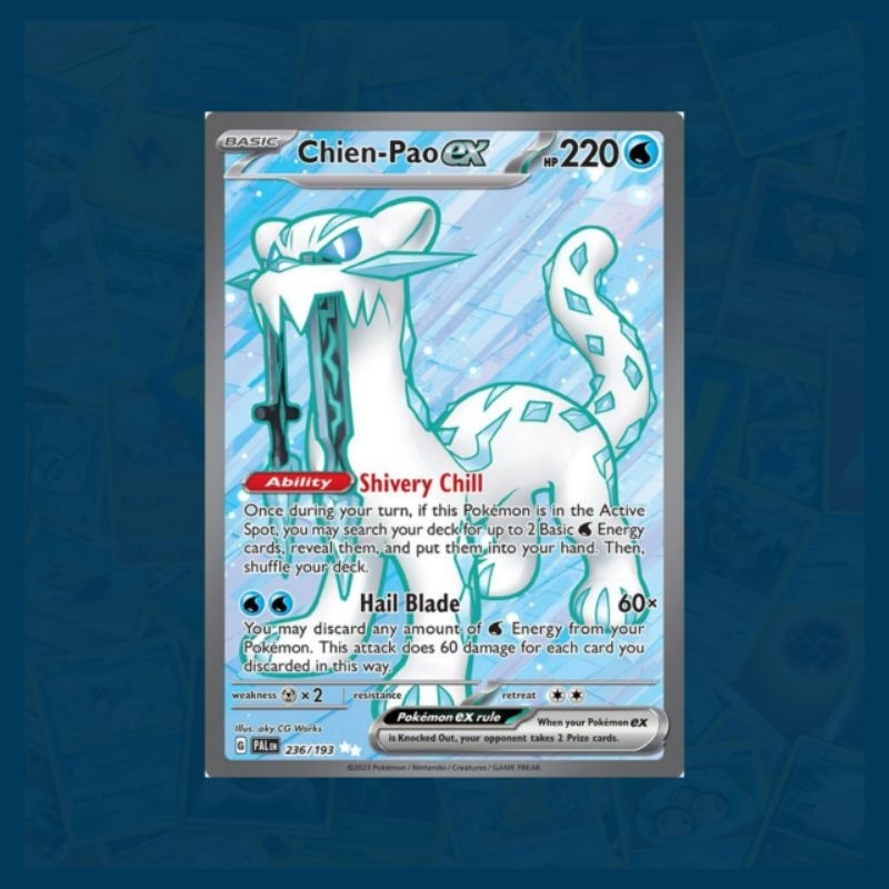 Chien-Pao Ex (236/193) Full Art | Paldea Evolved | Pokemon TCG Card ...