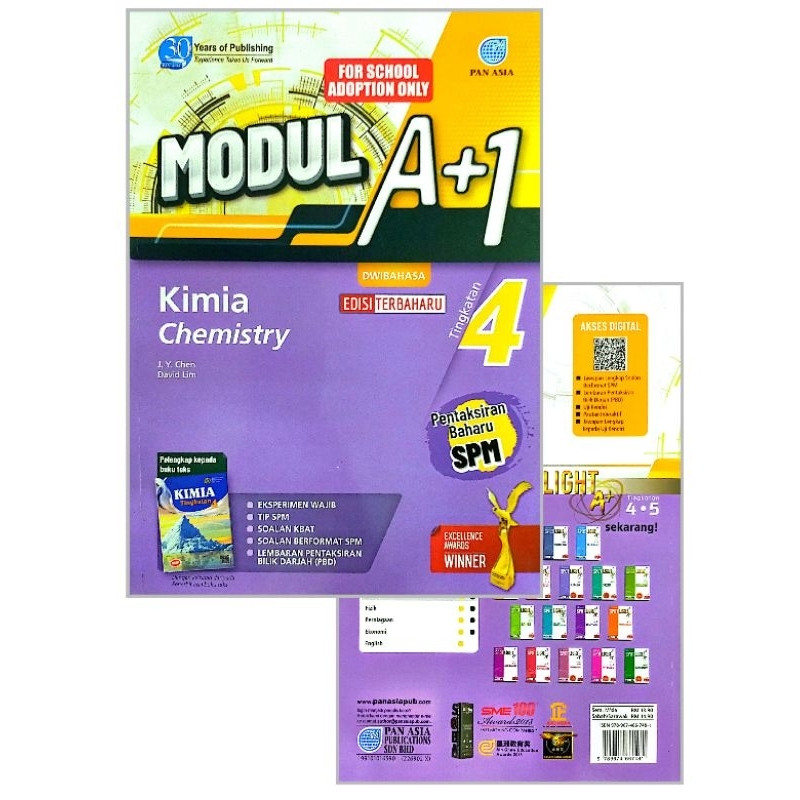 Modul A+ KIMIA Tingkatan 4[pan asia] | Shopee Malaysia
