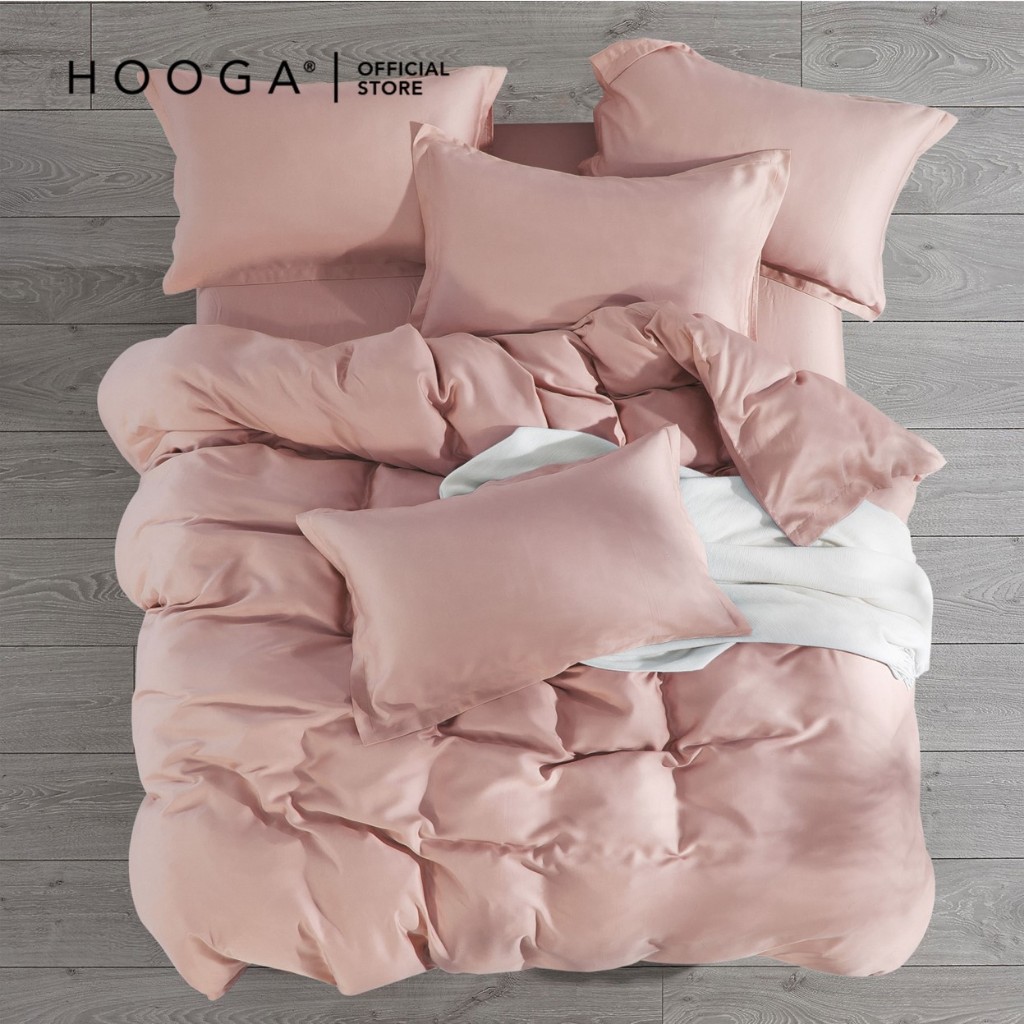 HOOGA Aerynn 1100TC TENCEL Bedsheet Fitted Sheet Set (Orange Label ...