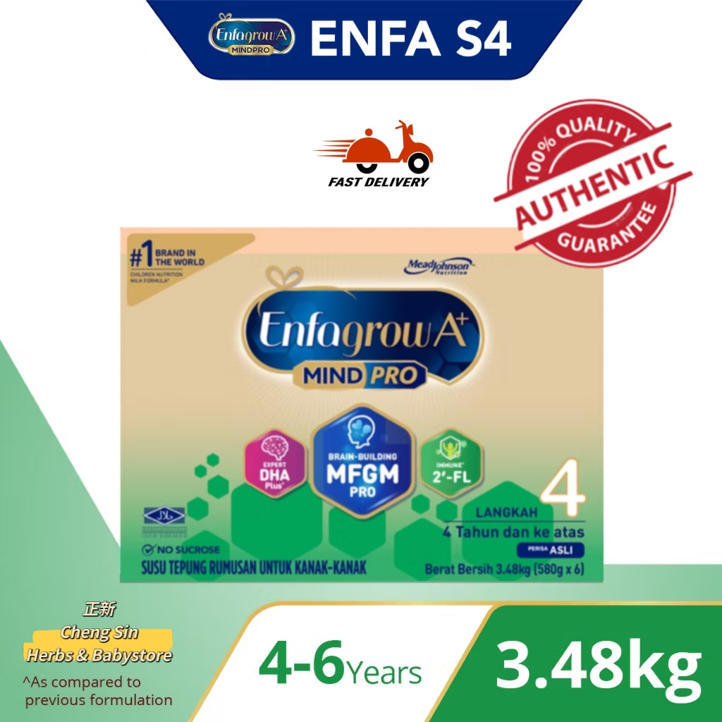Enfagrow A+ S4 MFGM Original/Vanilla 3.48kg EXP:ORI 10/26 VAN 8/26 ...