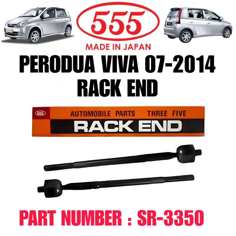 PERODUA VIVA 07-2014 RACK END 555 BRAND MADE IN JAPAN SUSPENSION ...
