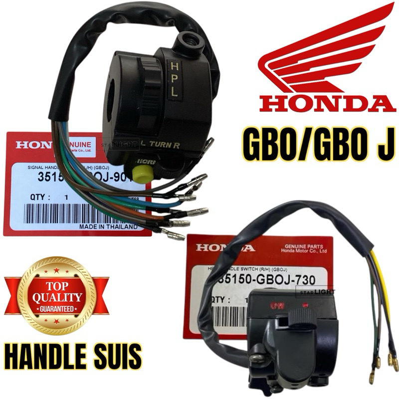 HONDA GBO GBO J HANDLE SWITCH SUIS HANDLE KIRI KANAN SET LEFT RIGHT ...