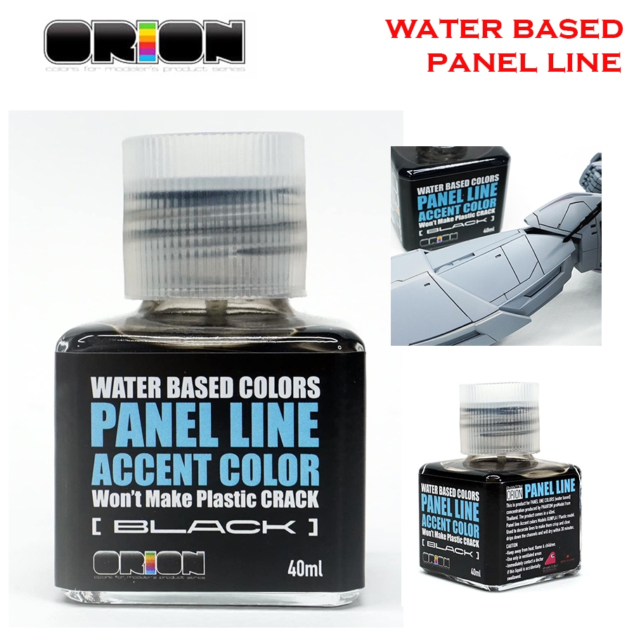 ORION PANEL LINE ACCENT COLOR WATER BASED COLORS [40ml] MODEL KIT TOOLS ...