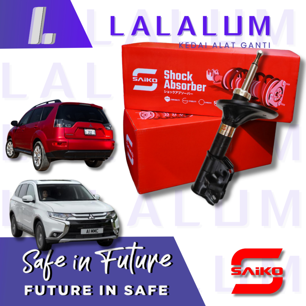 ORIGINAL SAIKO Japan Absorber Front/Rear MITSUBISHI OUTLANDER GF3W 2012 ...