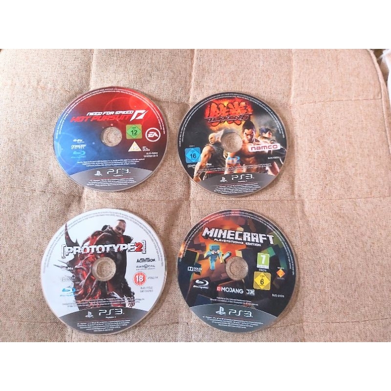 (Disc only) Prototype 2, Tekken 6, Need for Speed Hot Pursuit, Minecraft PS3 | Shopee Malaysia