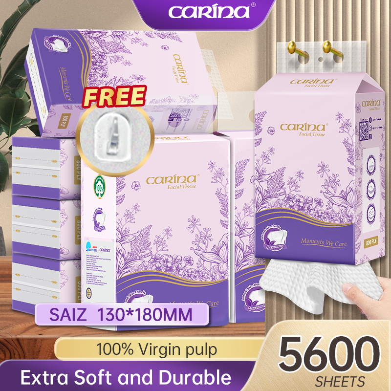 [Shopee Choice] 7pack-4-ply Kitchen Tissue 5600 Sheets Hanging Drawer ...