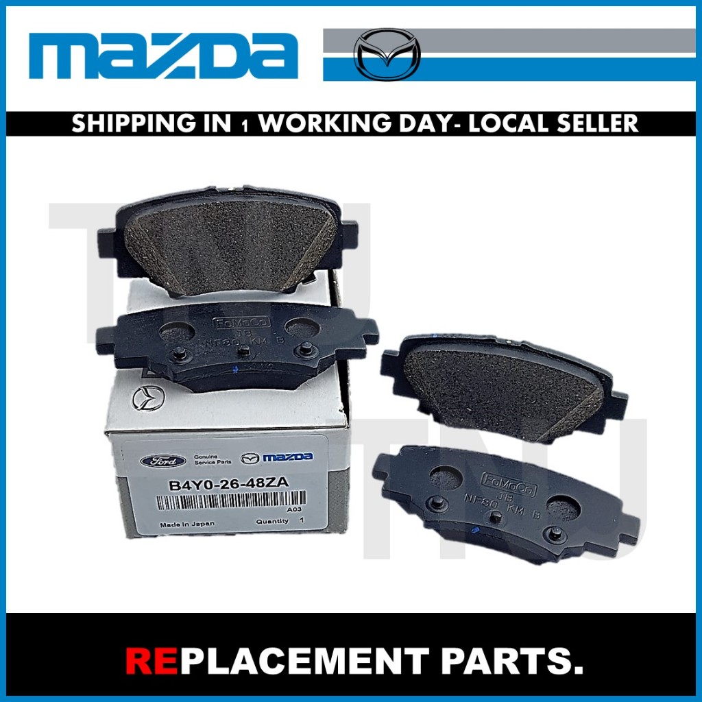 REAR BRAKE PADS - MAZDA 3 (skyactiv) YEAR'2019 / MAZDA CX3 (B4Y0-26 ...