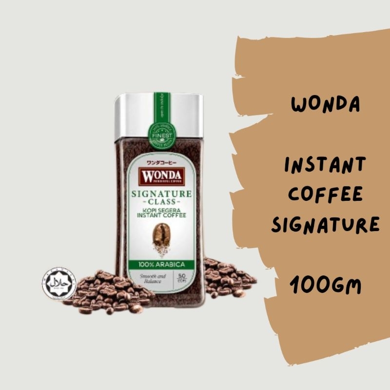 WONDA INSTANT COFFEE SIGNATURE (100GM) | Shopee Malaysia