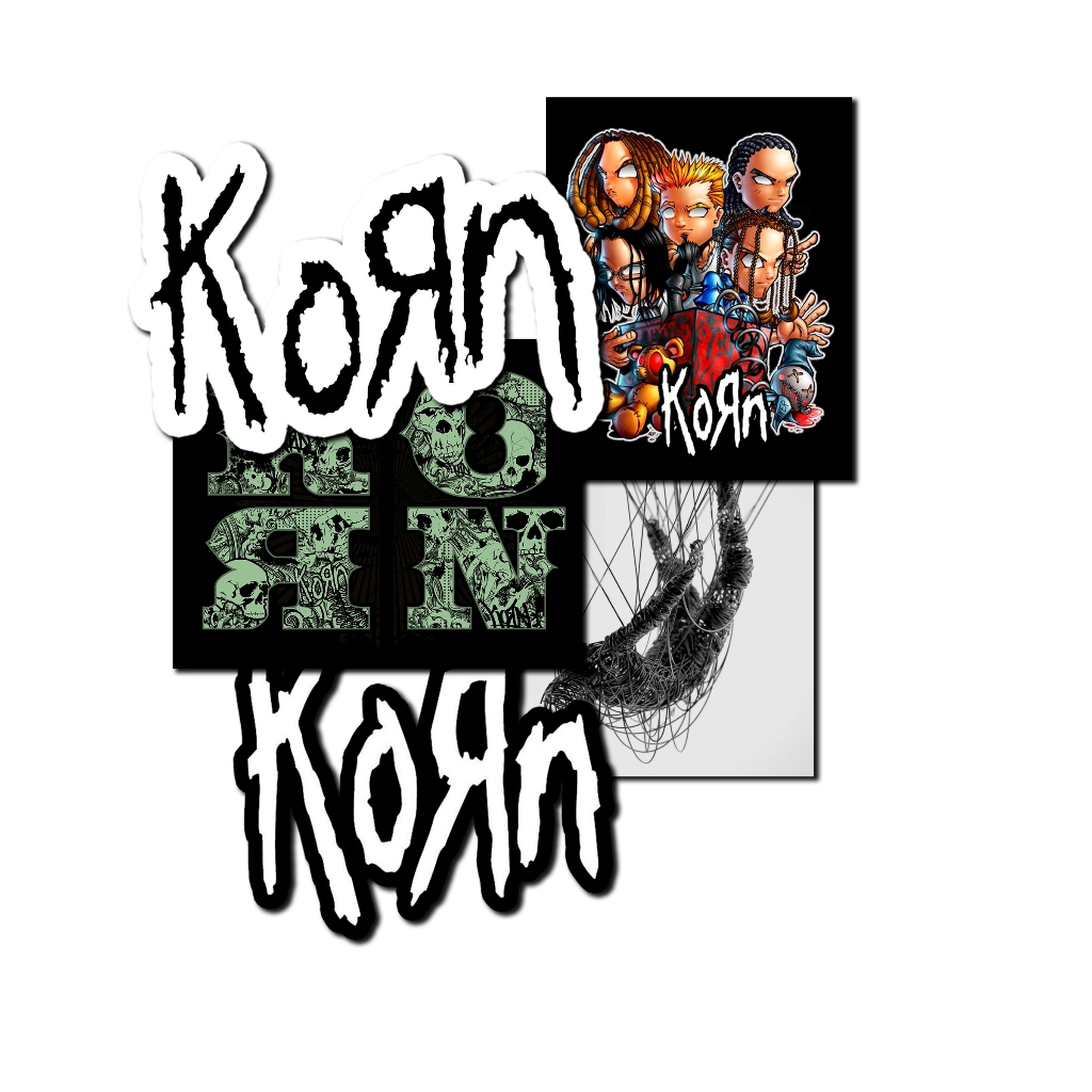 Sticker Band/Artist Matte KORN | Shopee Malaysia