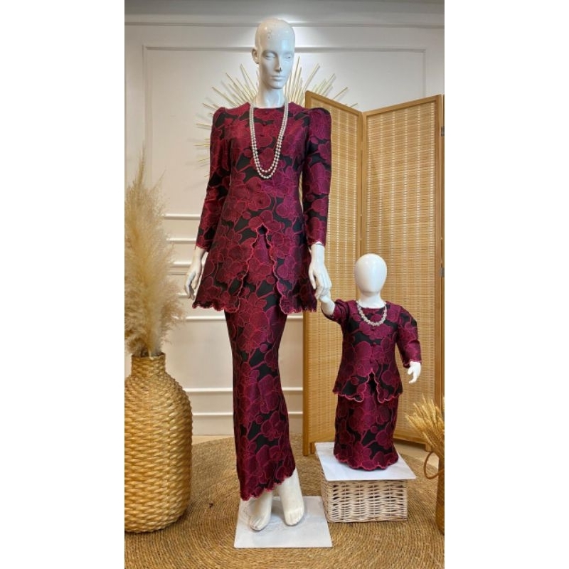 KHAWLA BROCADE KURUNG SLIM FITT SEDONDON IBU DAN ANAK (MOM & KIDS) JBE ...