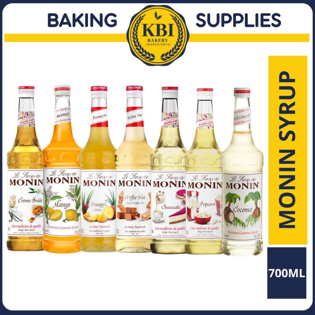 MONIN (COCONUT/POPCORN/PINEAPPLE/MANGO/CREME BRULEE/TOFFEE NUT ...
