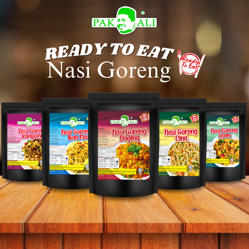 HQ Pak Ali | Nasi Goreng Ready to Eat 200g | Shopee Malaysia