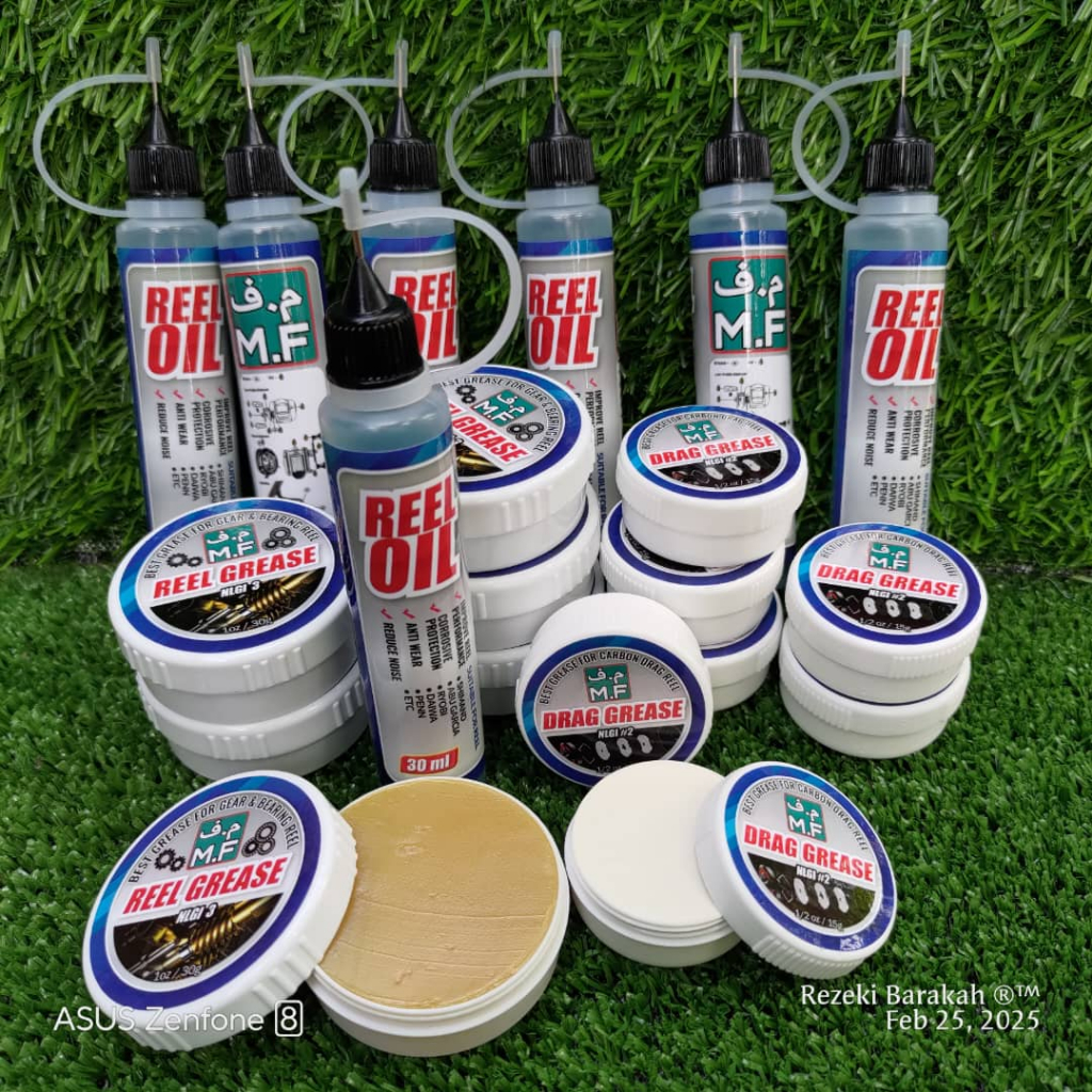 Reel Oil And Grease MF Fishing Lubricant And Grease Minyak dan Gris ...