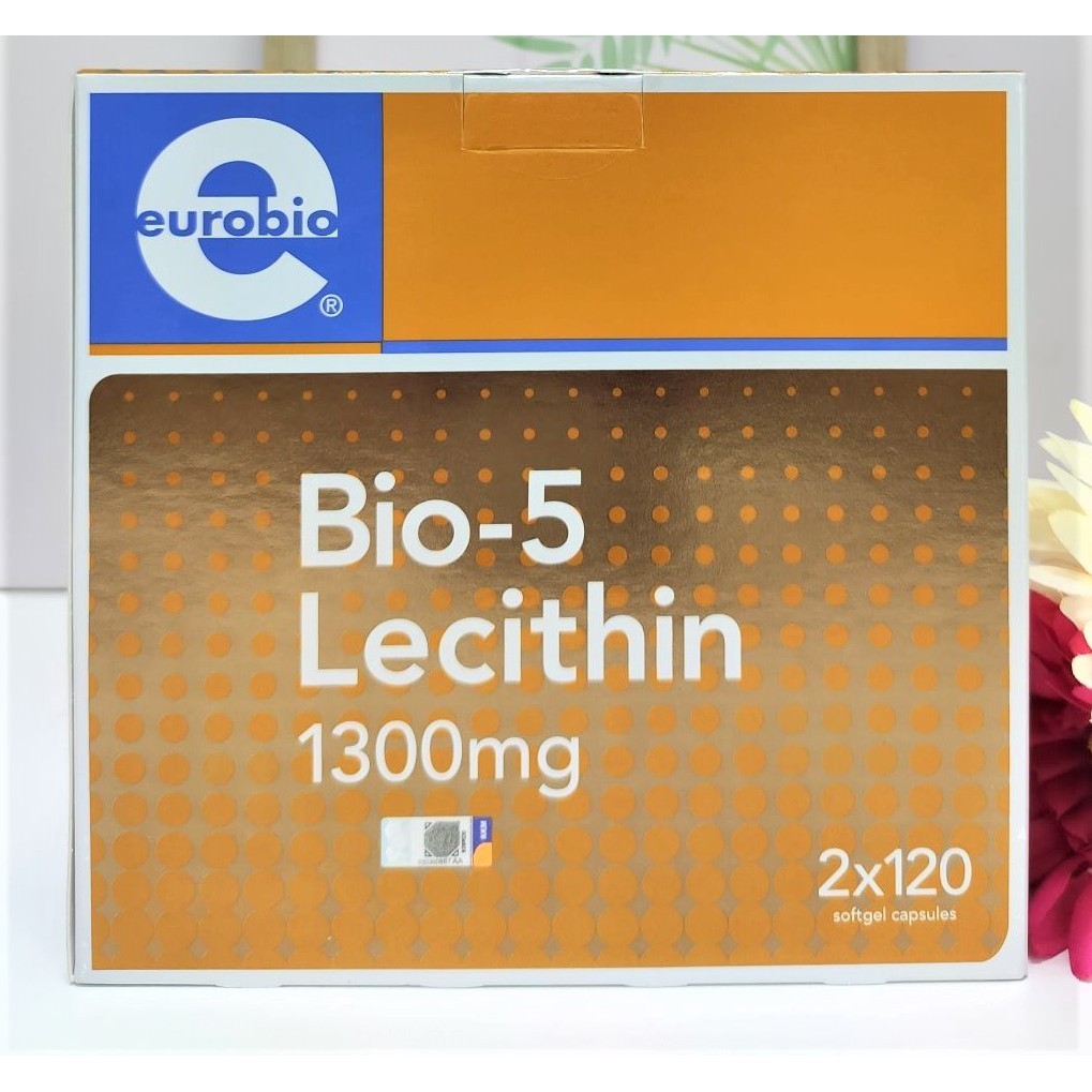 Eurobio Bio-5 Lecithin 1300mg 120's / 120's x 2 (Exp March 2026 ...