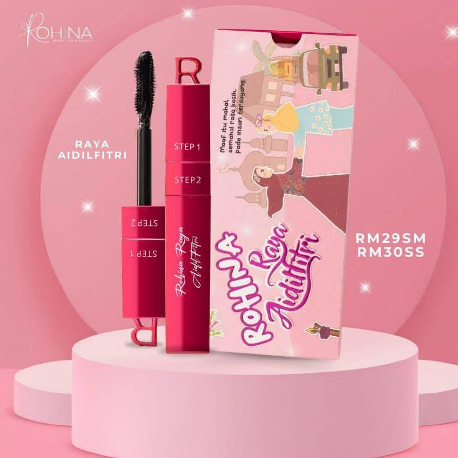 Rohina Mini Mascara Raya Aidilfitri 2025 Berus Sikat Two Step Brush ...