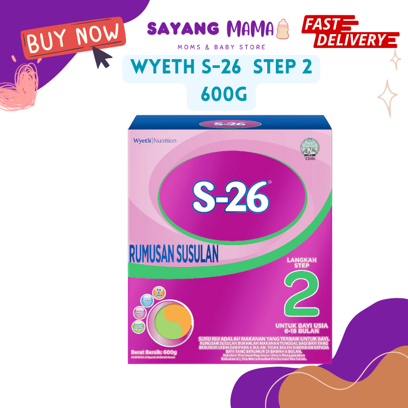 Wyeth S26 Step 2 for 6-18 months 600g | Shopee Malaysia