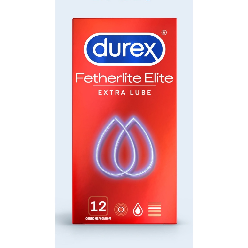 DUREX Fetherlite Elite Extra Lubricated Condoms (12's) | Shopee Malaysia